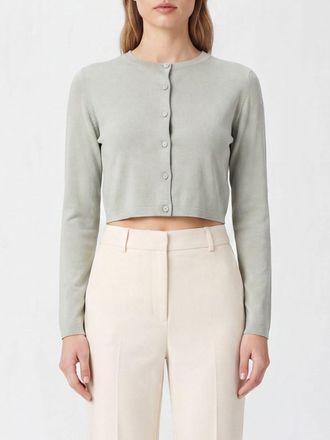 Max Mara Rundhals-Cardigan aus Seide und Kaschmir