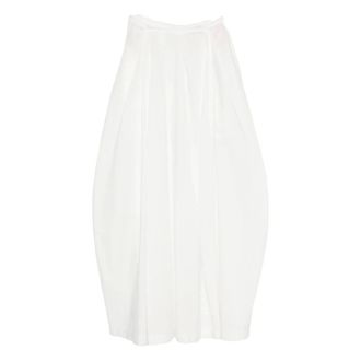 Jucca Femme, Jupes, Blanc, Taille: 40 FR Jupe Maxi Pliss&eacute;e