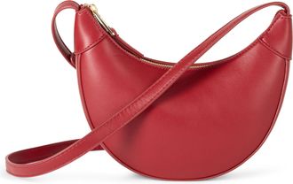 The Drop Kinsley Cresent Crossbody Bag Handtaschen, Dunkelrot, One Size