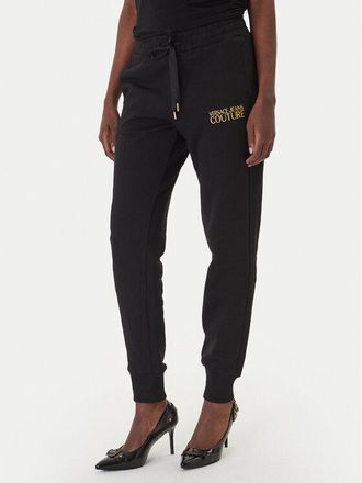 Versace Jeans Couture Jogginghose 80HAAT01 CF01T Schwarz Regular Fit