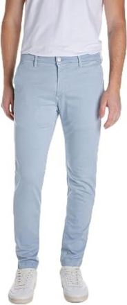 Replay Zeumar Hyperchino Color Xlite Jeans, Gris Ciel (579), 33W x 30L Hommes
