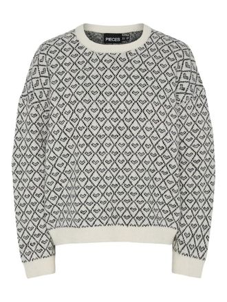 Pieces PCNAVI LS O-Neck Knit MM