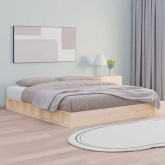 vidaXL Massivholzbett 160x200 cm Vidaxl
