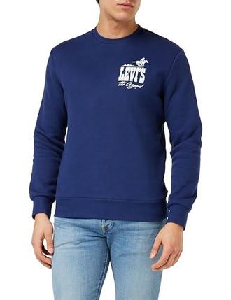 Levi's Homme Standard Graphic Crew, Western Htg Logo Naval Academy, XL