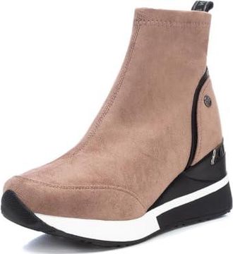 Xti Bottines de Sport 140057 Taupe - Hauteur du Talon 7cm