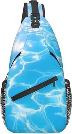 Generic Sac &agrave; dos &agrave; bandouli&egrave;re pour homme, sac &agrave; dos de randonn&eacute;e, sac &agrave; dos &agrave; bandouli&egrave;re bleu