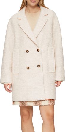 s.Oliver Boucl&eacute;-Mantel im Relaxed Fit