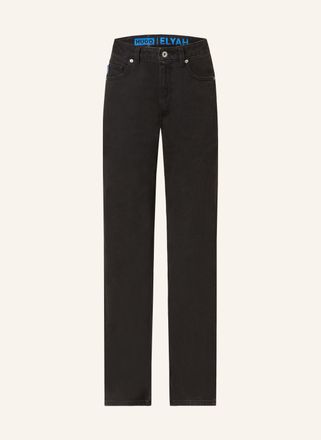 HUGO BOSS Hugo Straight Jeans Elyah schwarz