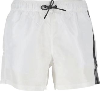 Emporio Armani Homme, Maillots de bain, Blanc, Taille: XL Af13101 Swim Shorts