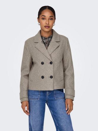 Only Kurzjacke ONLFREJA LIFE SHORT DB JACKET OTW NOOS Kunstfaser