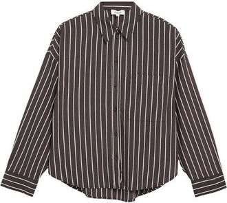 s.Oliver Langarmbluse Bluse s.Oliver x Heidi Klum: Gestreifte Bluse im Relaxed Fit