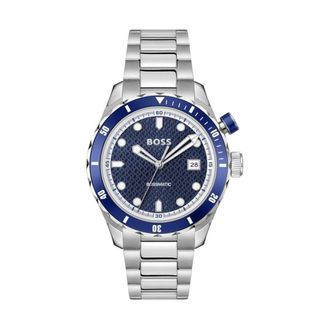 HUGO BOSS Homme, Accessoires, Gris, Taille: ONE Size Montre habill&eacute;e en acier inoxydable