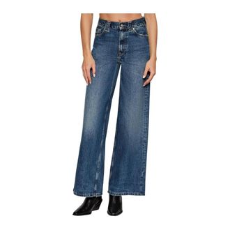 Tommy Hilfiger Baumwoll-Jeans mit Rei&szlig;verschluss- Knopf und Taschen - - Jeans - Damen - Blau - W31 L30