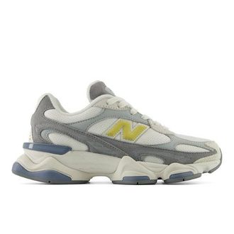 New Balance Unisexe Night Lights 9060R en Blanc/Gris, Su&egrave;de/Mesh, Taille 37.5