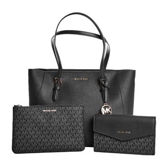 Michael Kors Charlotte Gro&szlig;e Saffiano Leder 3-in-1 Tote Bag - - Bags - Damen - Schwarzk - ONE SIZE