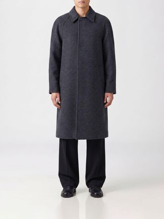 Valentino Garavani Knielanger einreihiger Wollmantel von mit klassischem Kragen