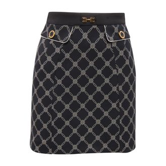 Elisabetta Franchi Go-S03-51E2 Rock - - Skirts - Damen - Schwarzk - XS
