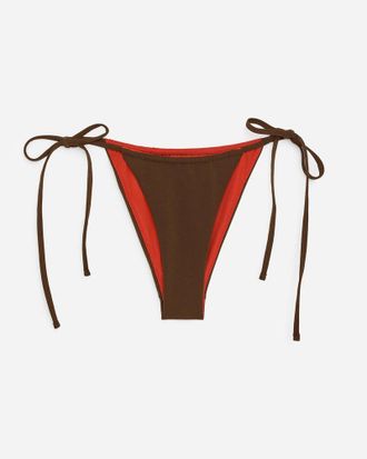Arket Und Laila Gohar Bikinihose -Braun