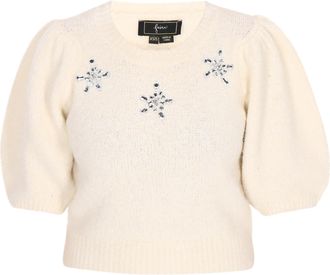 Faina Pullover Frauen cremefarben