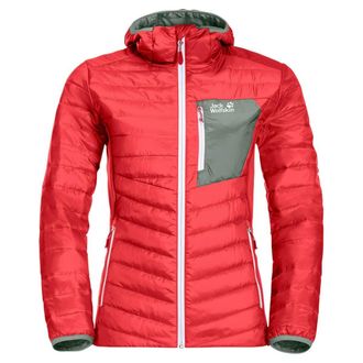Jack Wolfskin Damen Routeburn W Jacket Oberbekleidung, Tulip Red, M EU