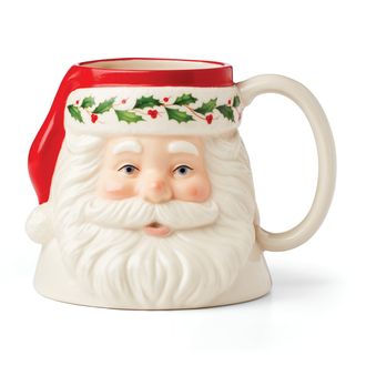 Lenox 895044 Weihnachtsmann-Tasse, mehrfarbig, 473 ml, Weihnachts-Trinkgeschirr