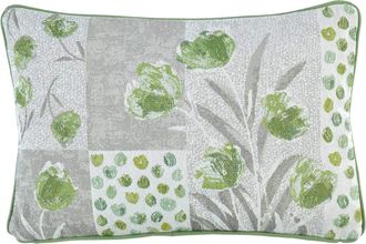 Sander Tulips Kissen gefüllt 32 x 48 cm Silber