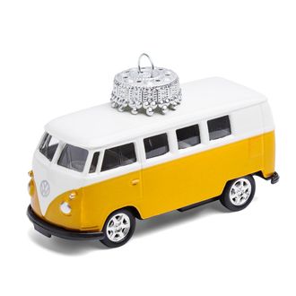 Corpus Delicti Christbaumschmuck aus Metall - kompatibel mit VW Bus T1 Bus (gelb) (W20.2g)