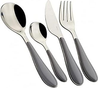 Bugatti Bugatti Besteck-Set Gioia, 24-teilig, Grau