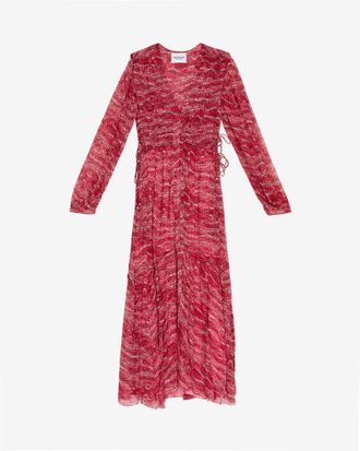 Isabel Marant Robe Amara - Femme - Rouge - Taille40 - Marant &Eacute;toile