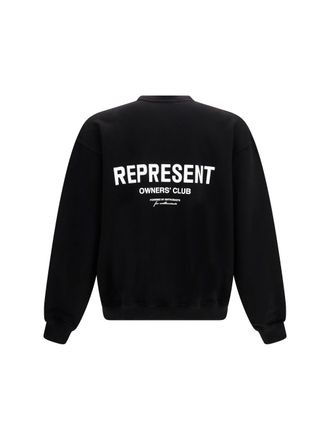 Represent Mens Sweatshirt Owners Club Black Cotton Sweatshirts Sweater