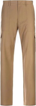 Etro Homme, Pantalons, Beige, Taille: L Wool Cargo Pantalons