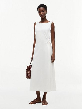 Tommy Hilfiger Robe longueur midi en maille interlock &agrave; noeud