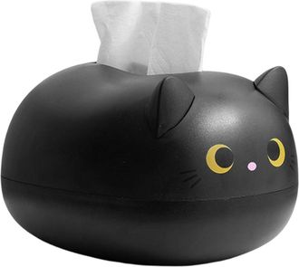 Generic Taschentücher Box - Niedliche Taschentuchbox, Cartoon Katze Tissue Box | Papiertuchspender in Cartoon-Katzenform, Desktop-Toilettenpapierhalter für Ba