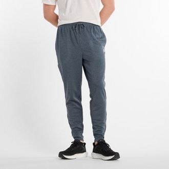 New Balance Homme Sport Knit Pant en Gris, Poly Knit, Taille XL