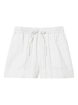 Twin-Set short à lien de resserrage - Blanc