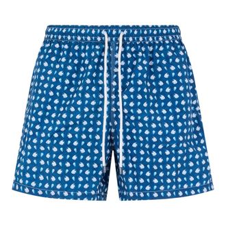 Fedeli Homme, Maillots de bain, Bleu, Taille: 2XL Madeira Swim Trunks
