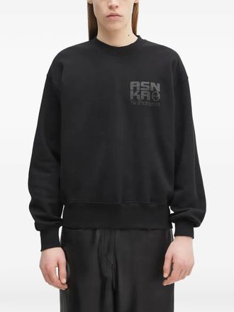 Aries sweat &agrave; imprim&eacute; graphique - Noir