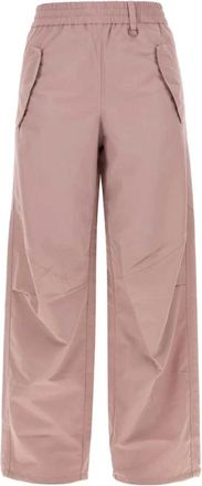 Herno Femme, Pantalons, Rose, Taille: 34 FR Wide Pantalons
