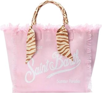 MC2 Saint Barth Femme, Sacs, Rose, Taille: ONE Size Vanity Foulard Shoulder Bag
