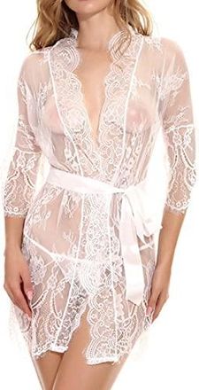 Generic Lingerie Sexy Femme Coquine Hot Lingerie Femme Une soir&eacute;e Coquine Pyjama Dentelle Robe De Nuit Culotte Courte Tenue Nuit Coquine Maison