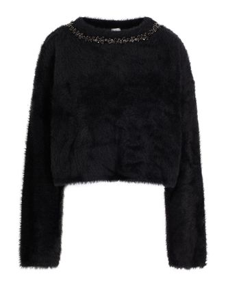 8 by YOOX FUR EMBELLISHED KNIT JUMPER