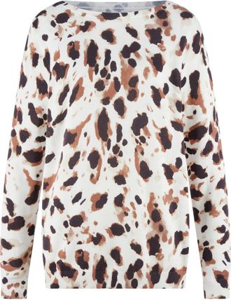 Emilia Lay Pullover U-Boot-Ausschnitt Emilia Lay weiss