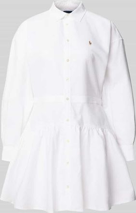 Polo Ralph Lauren Tailliertes Blusenkleid aus reiner Baumwolle