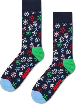 Happy Socks Socken mit bunten Schneeflocken in