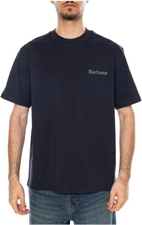 Barbour Homme, Tops, Bleu, Taille: 3XS T-Chemises