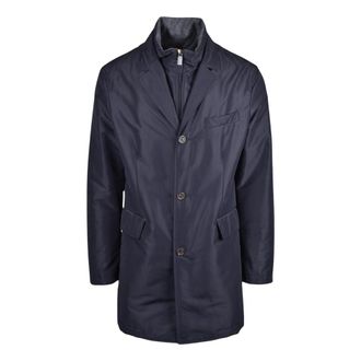 Canali Giaccone - - Coats - Herren - Blau - XL