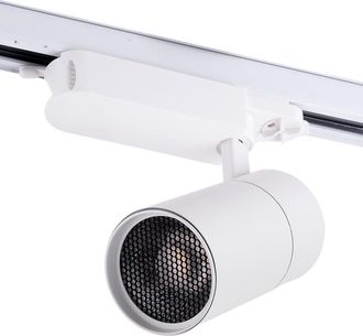 GreenIce Schienenlicht LED 30W 2527Lm 3000&ordm;K 3-Phasen 30.000H Blendschutz [HO-FC-30W-AD-W-WW] | Greenice