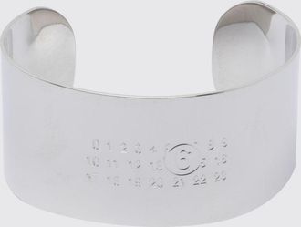 Maison Margiela Bracelet jonc en laiton avec logo num&eacute;rique grav&eacute;