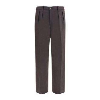 Nine In The Morning Kai Baggy Wool-blend Pants - - Trousers - Herren - Braun - L