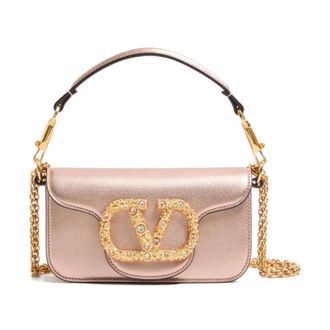 Valentino Garavani Femme, Sacs, Rose, Taille: ONE Size Loc&ograve; Small Shoulder Bag